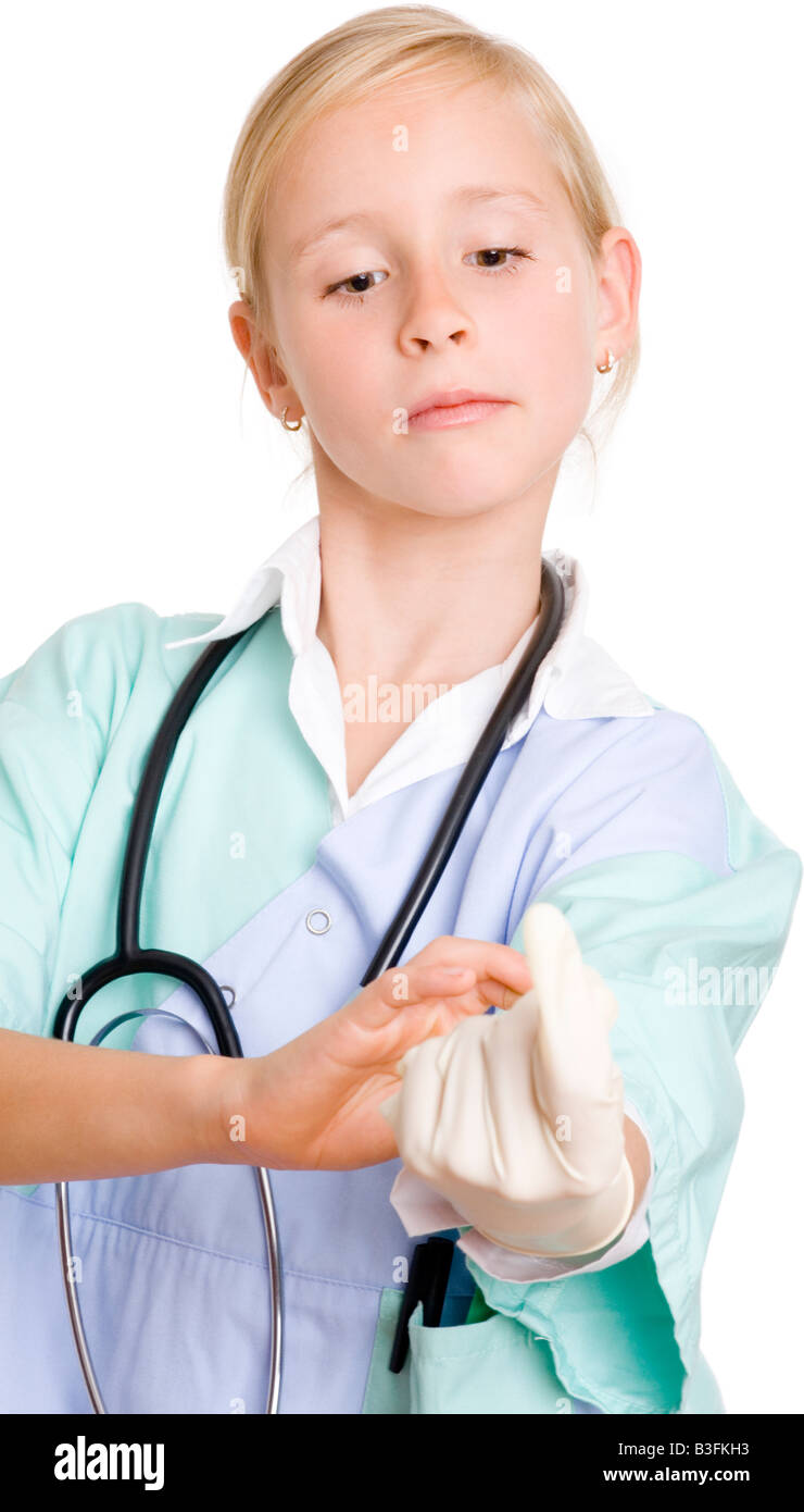 girl disguise as a nurse Stock Photo - Alamy