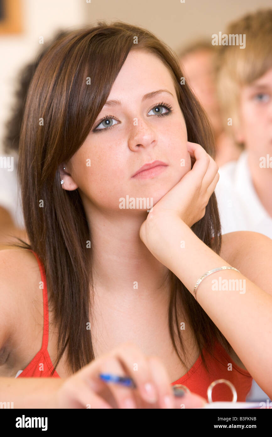 Student making face class hi-res stock photography and images - Alamy