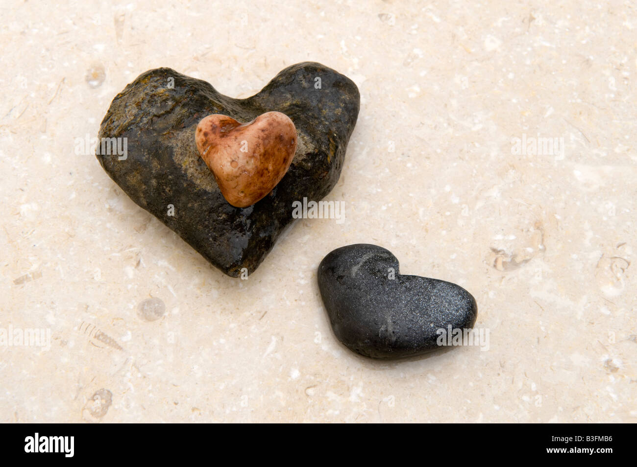 Three hearts detail hi-res stock photography and images - Alamy