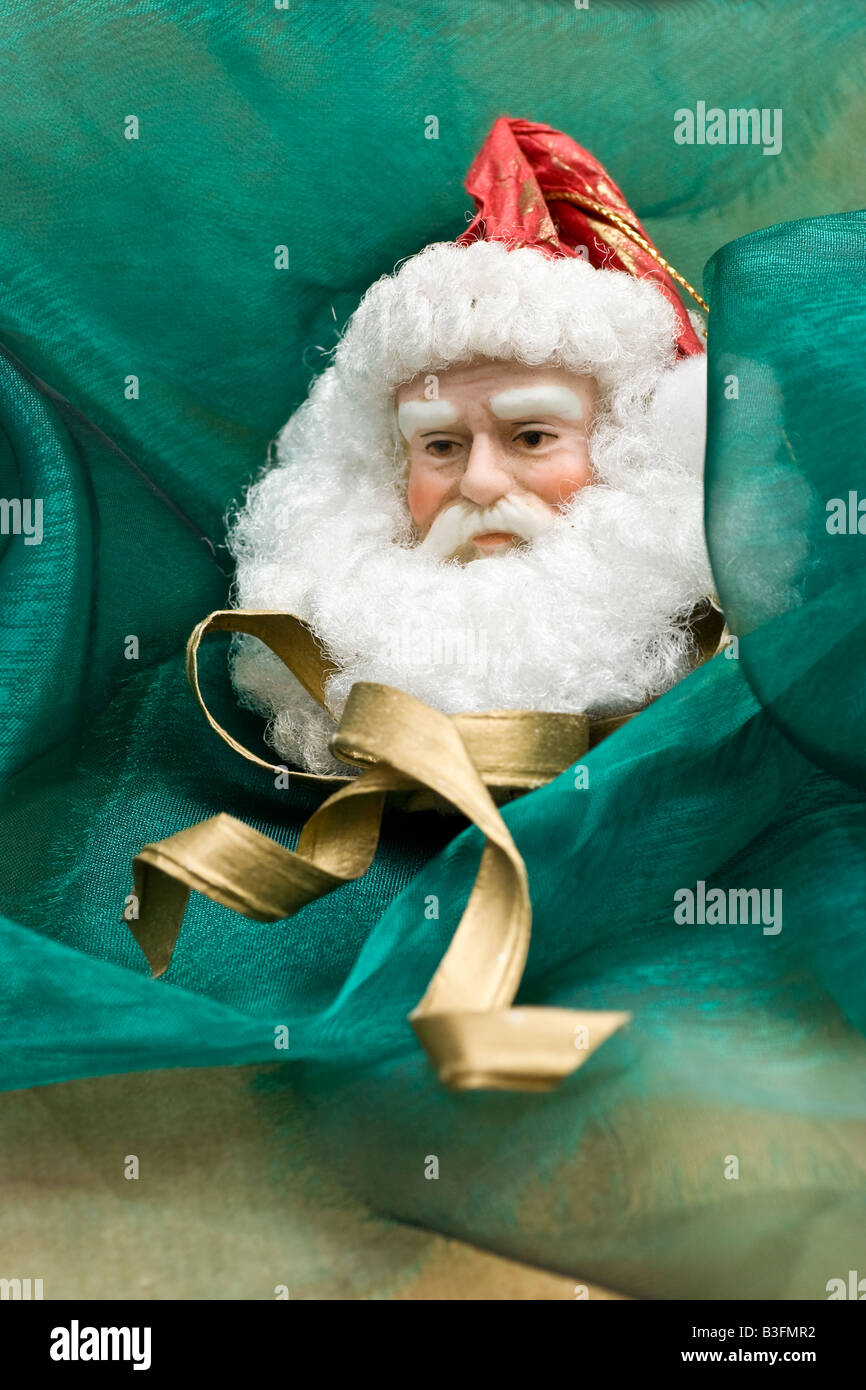 Father Christmas decoration Stock Photo - Alamy