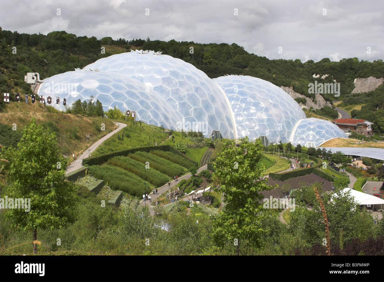 Eden project Biomes Stock Photo - Alamy