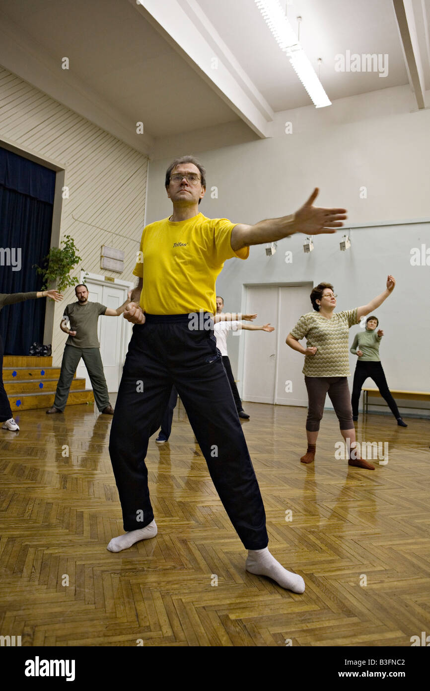 Cigun exercises in Riga Latvia Stock Photo - Alamy