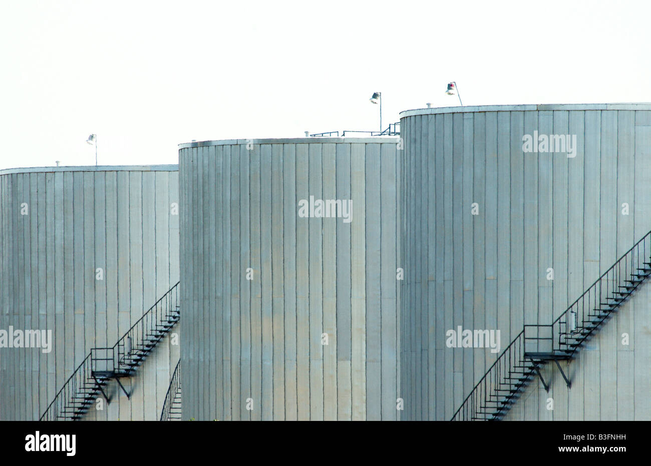 Storage Tanks near Gray's Harbor Washington Stock Photo - Alamy