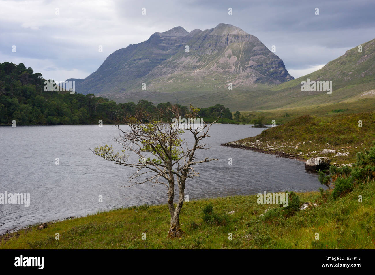 Liathach, from Loch Clair. Torridon, Wester Ross, Scotland, United ...
