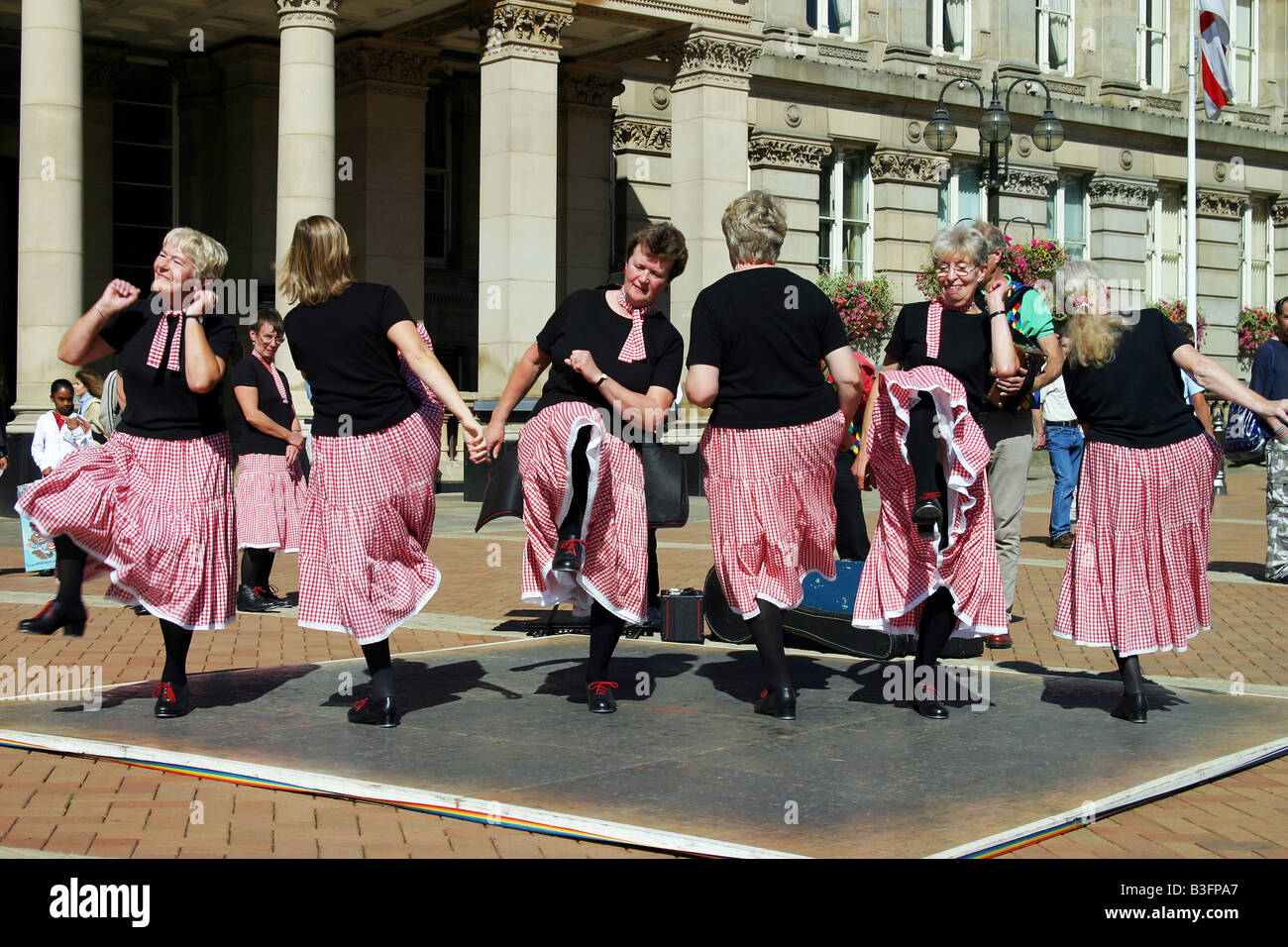 Line dancing, Birmingham UK Stock Photo - Alamy