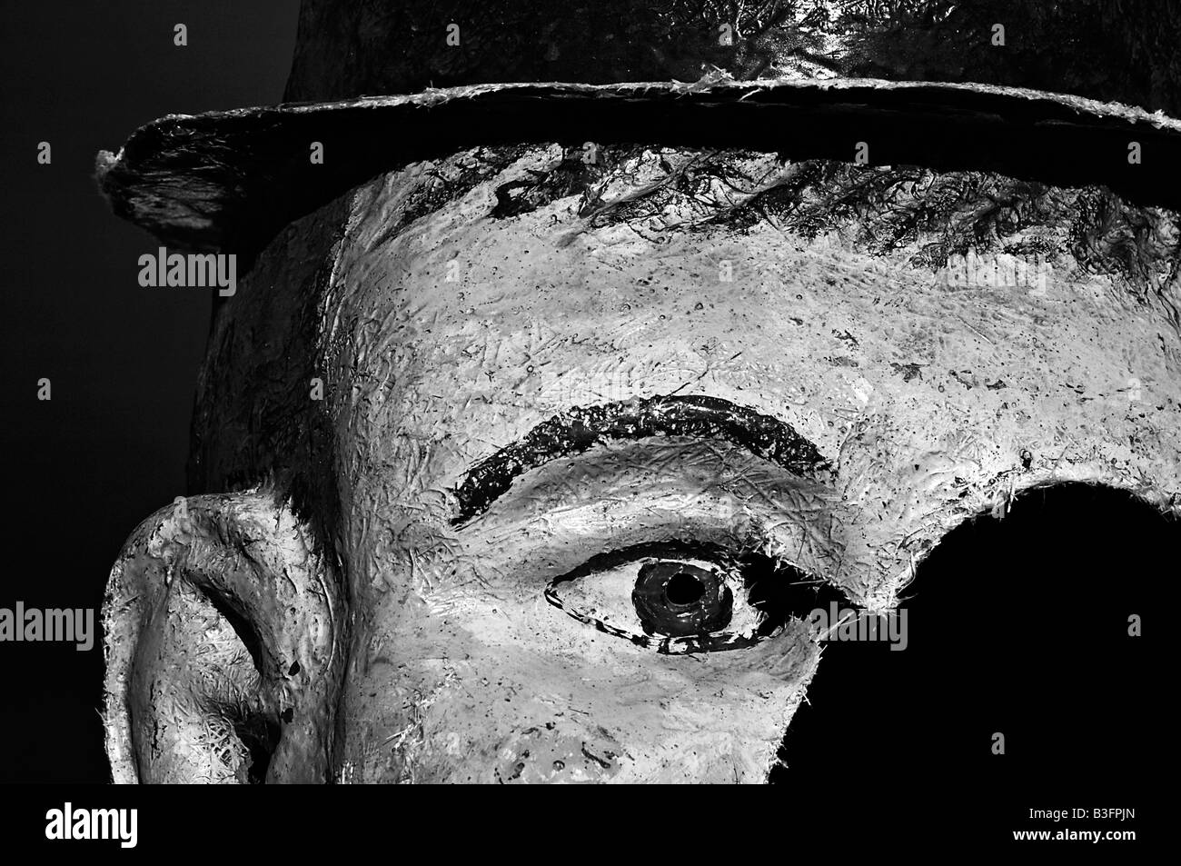 Head of the clown Black and White Stock Photos & Images - Alamy