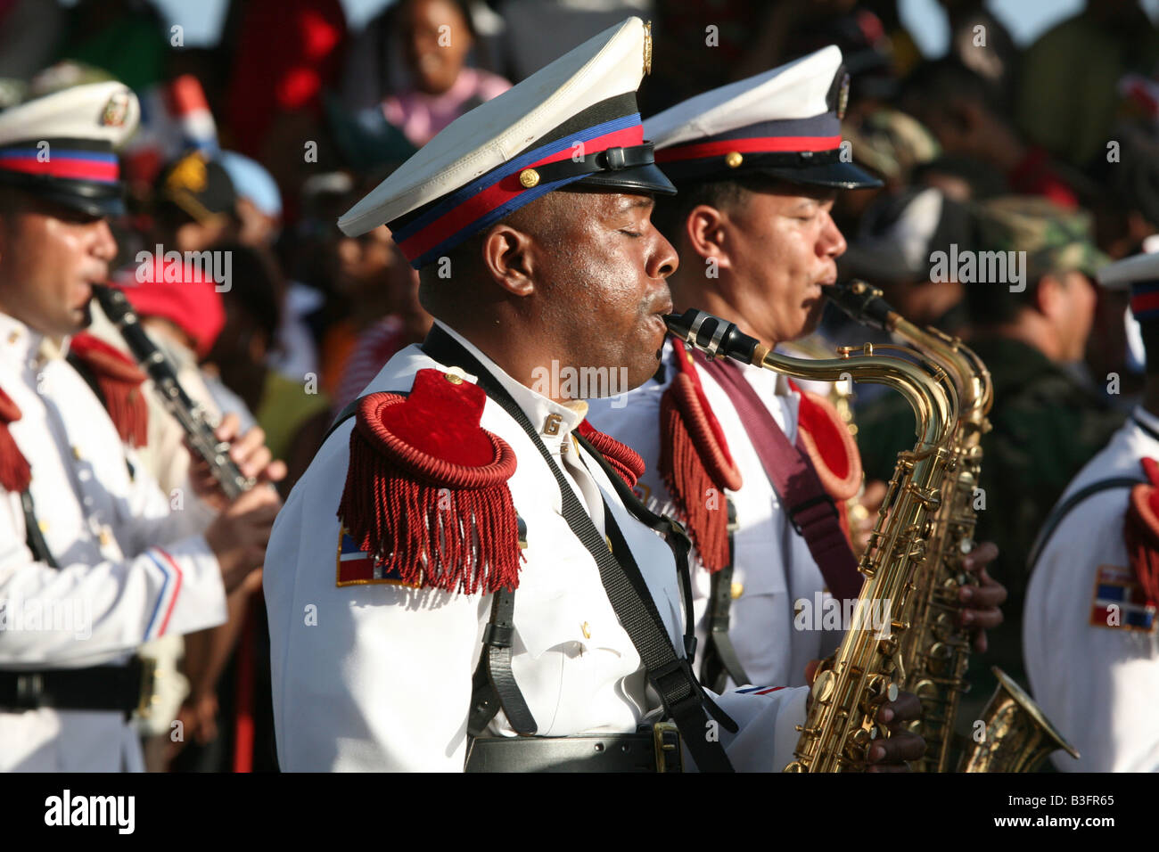 Military parade on the Independence Day in Santo Domingo, Dominican ...