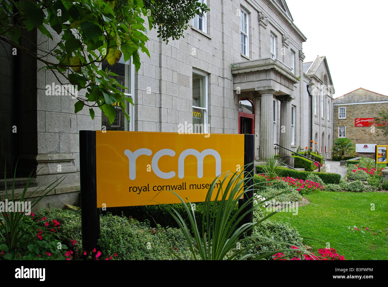 the royal cornwall museum in truro,cornwall,uk Stock Photo - Alamy