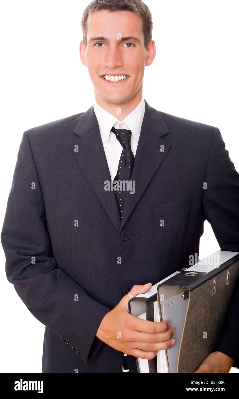 manager with files Stock Photo - Alamy