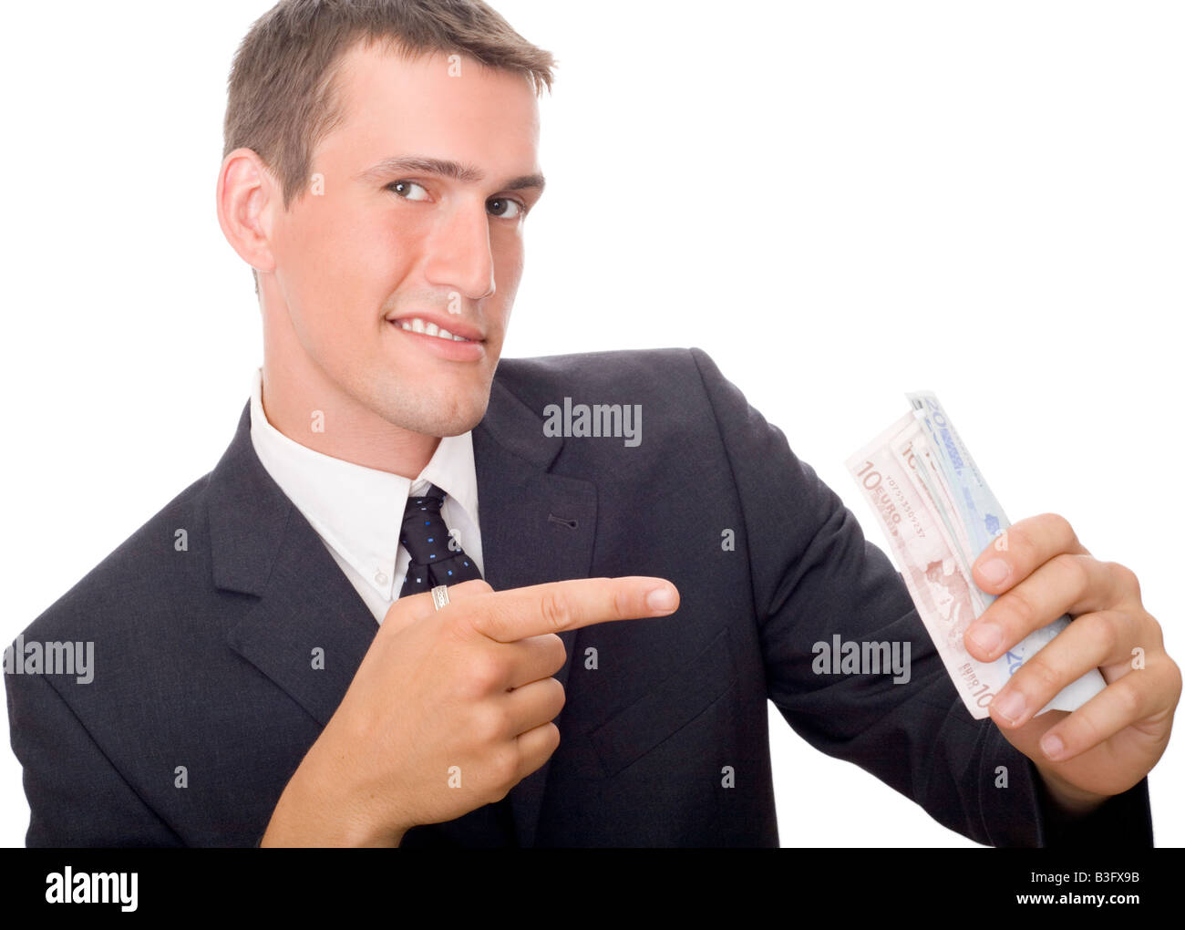 man with money Stock Photo - Alamy
