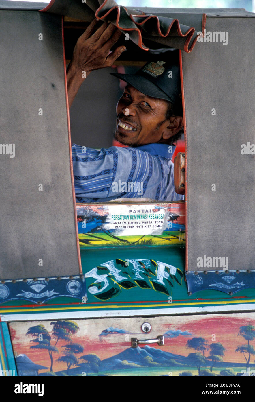 becak driver medan sumatra indonesia Stock Photo - Alamy