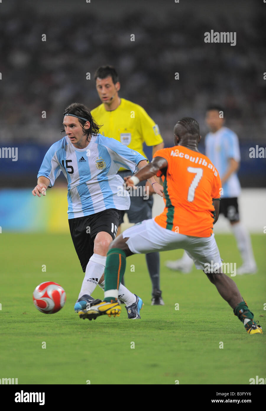 Lionel messi 2008 olympics hi-res stock photography and images - Alamy