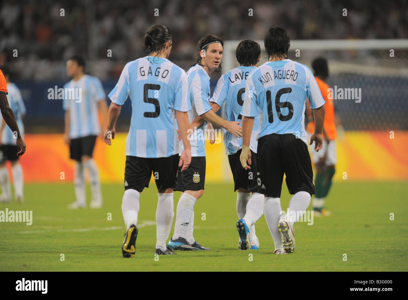 Lionel messi 2008 olympics hi-res stock photography and images - Alamy