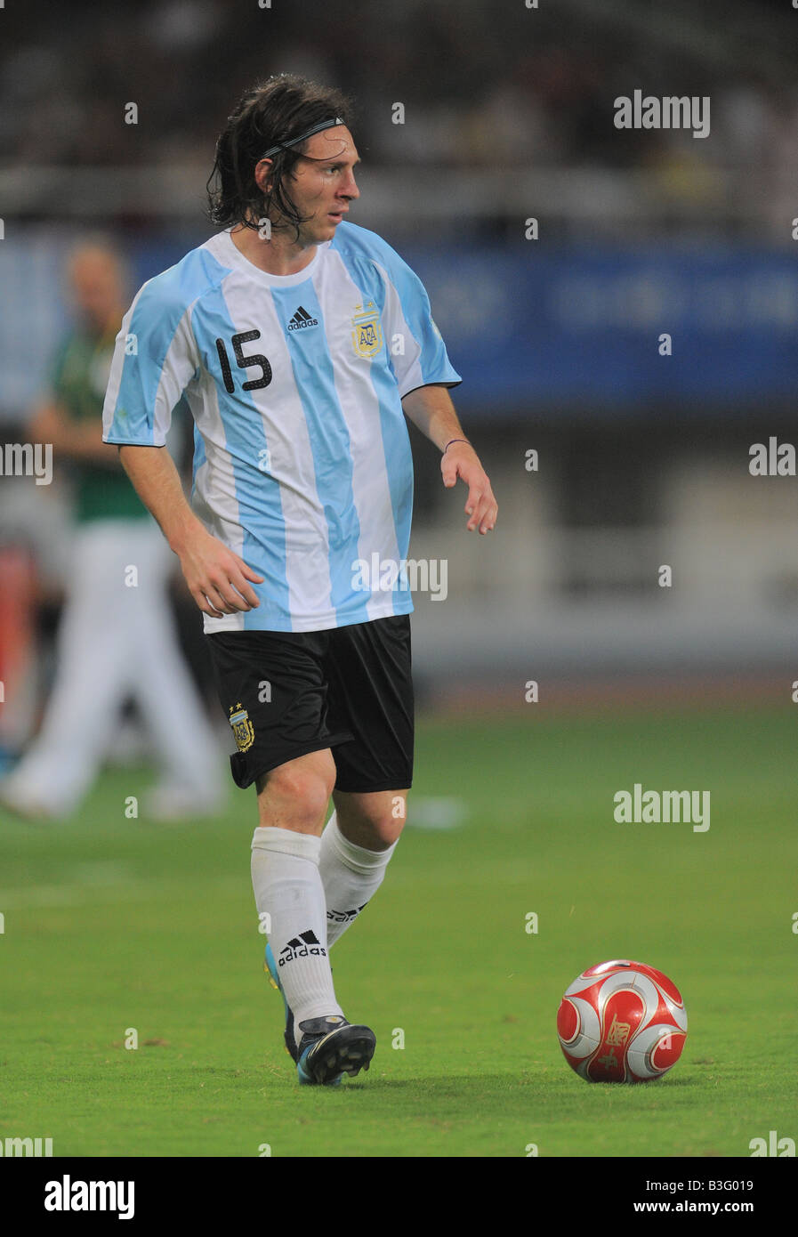 Lionel messi 2008 olympics hi-res stock photography and images - Alamy