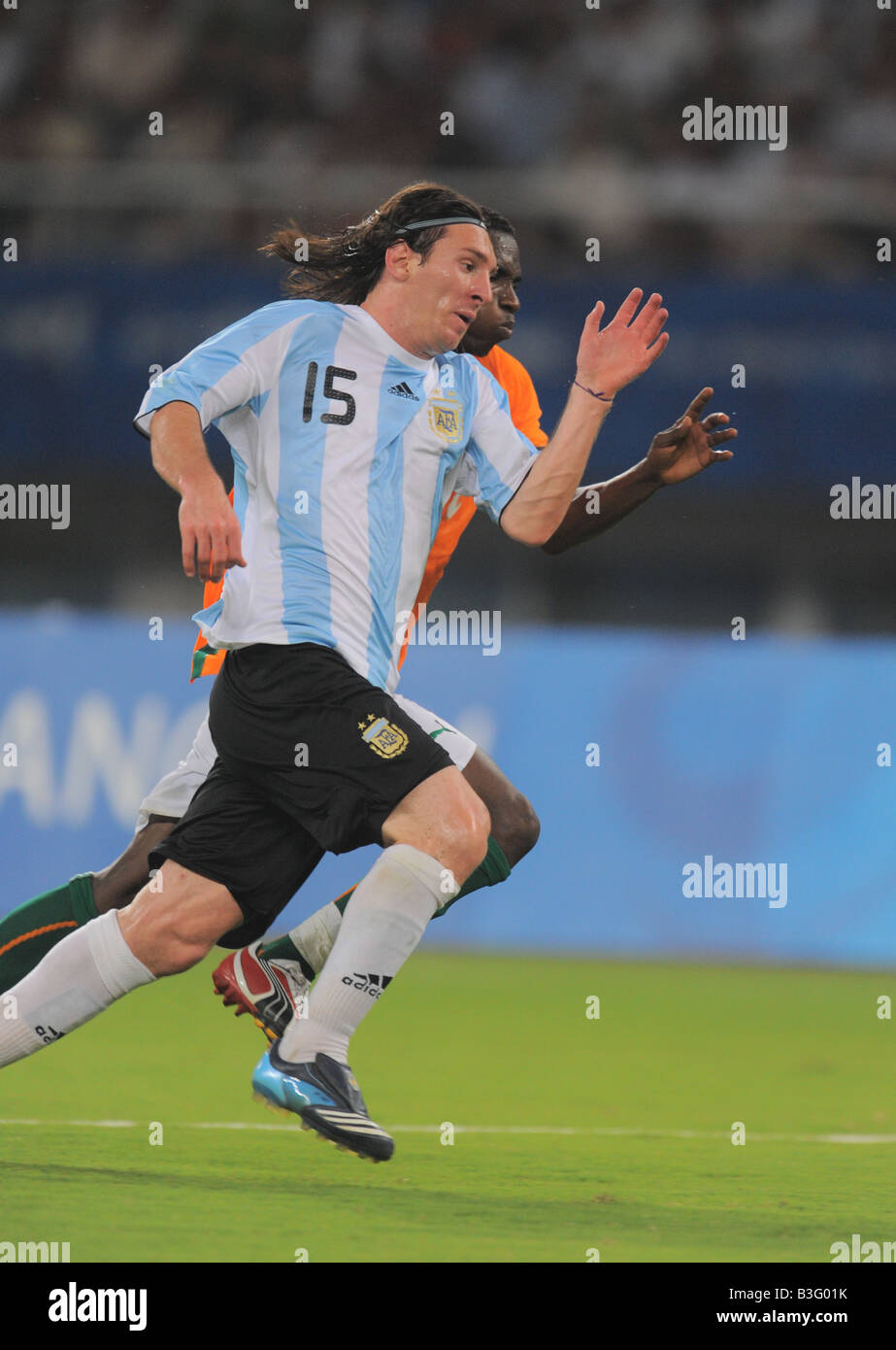 Lionel messi 2008 olympics hi-res stock photography and images - Alamy