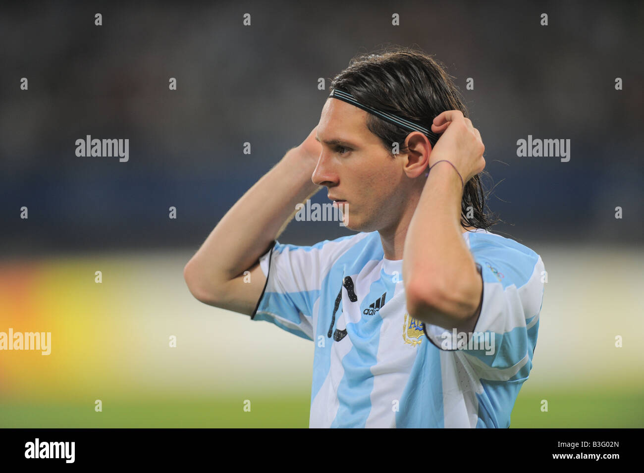Lionel messi 2008 olympics hi-res stock photography and images - Alamy