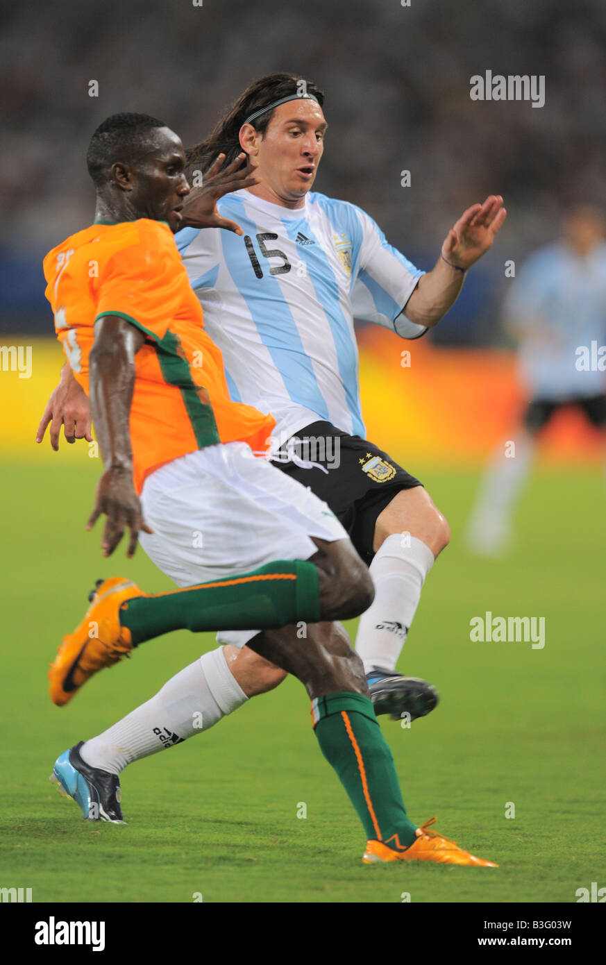 Lionel messi 2008 olympics hi-res stock photography and images - Alamy