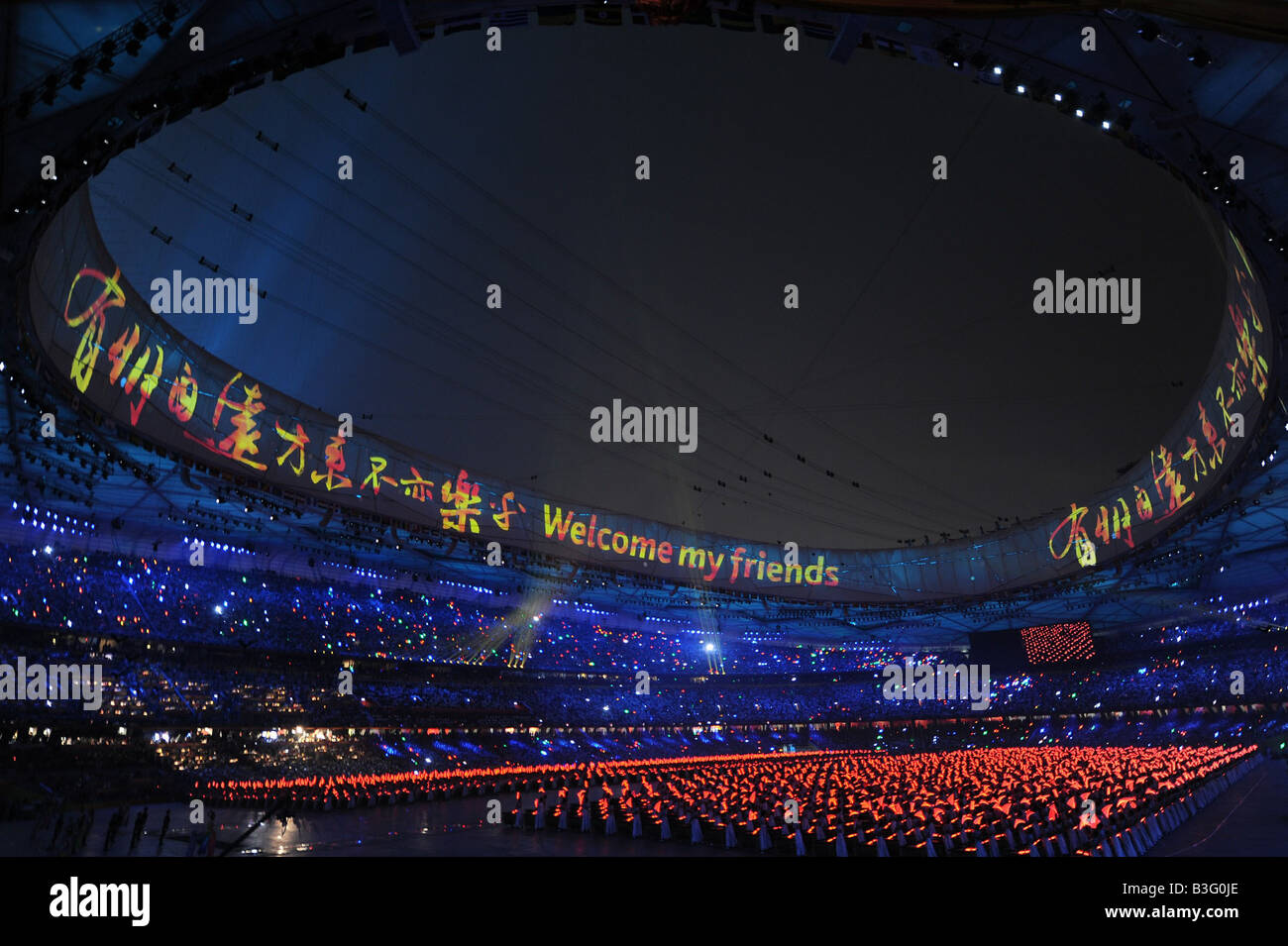 Beijing olympics 2008 opening ceremony hi-res stock photography and ...