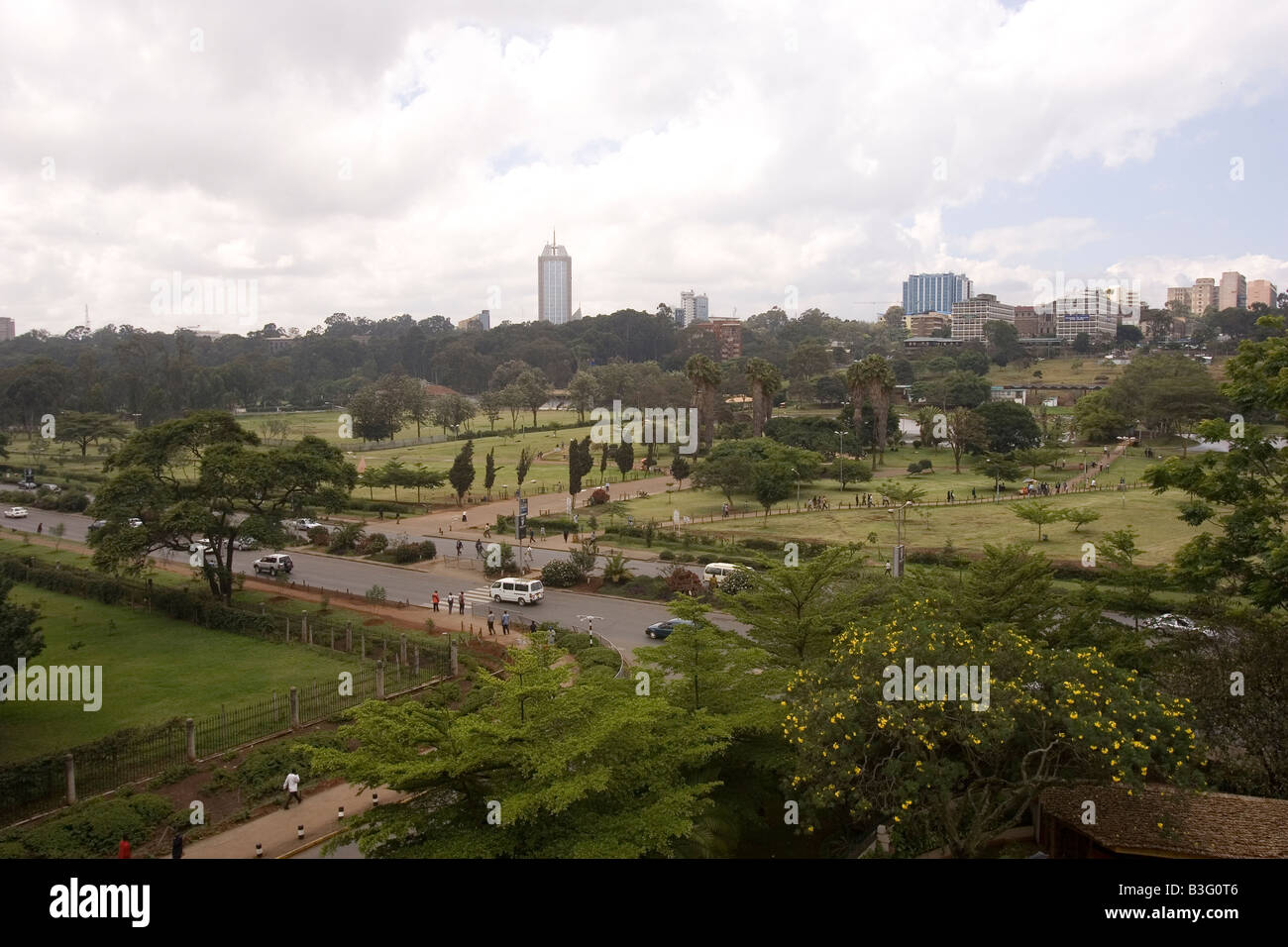 Downtown Nairobi Capital City of Kenya Stock Photo - Alamy