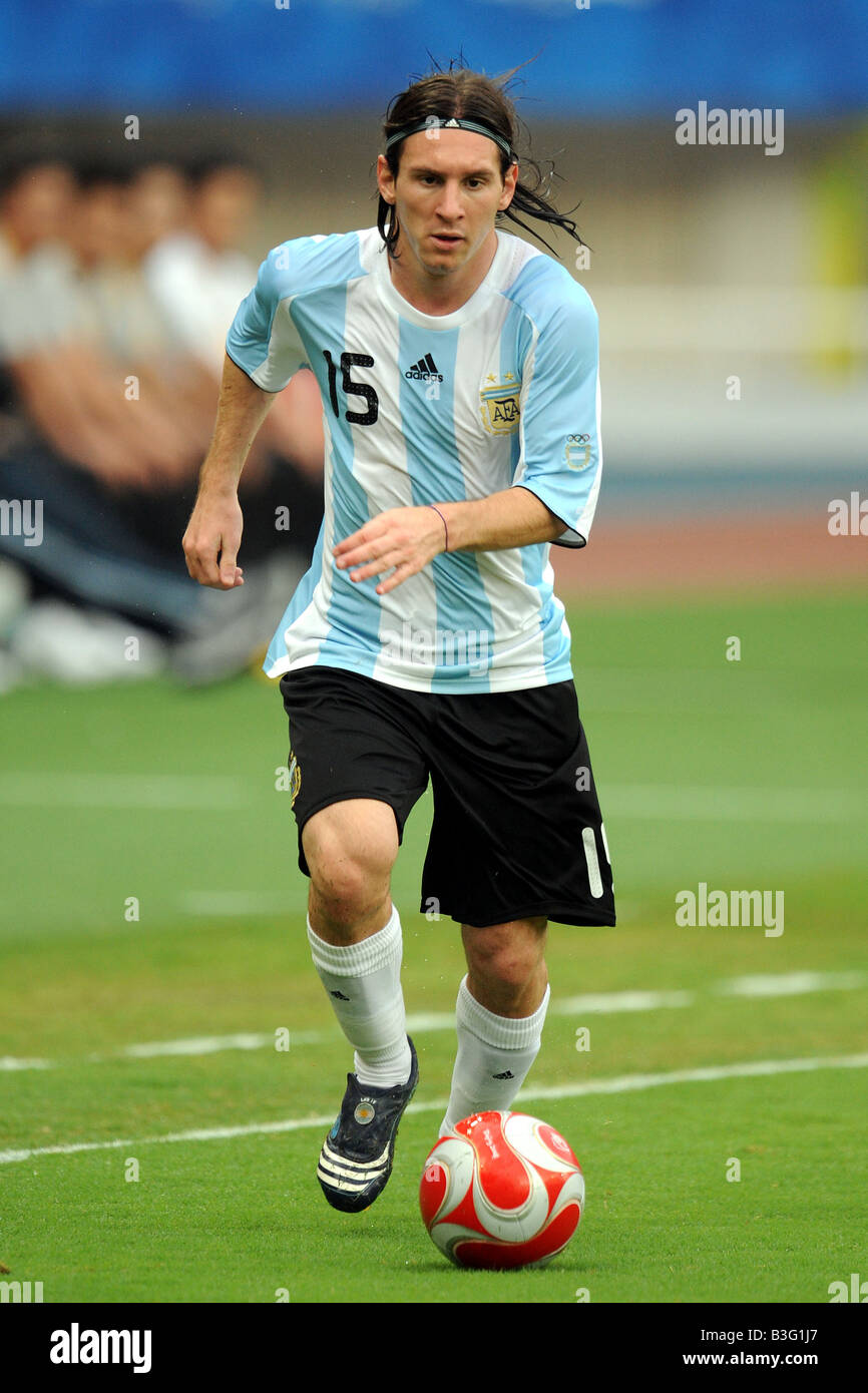Lionel messi argentina 2008 hi-res stock photography and images - Alamy