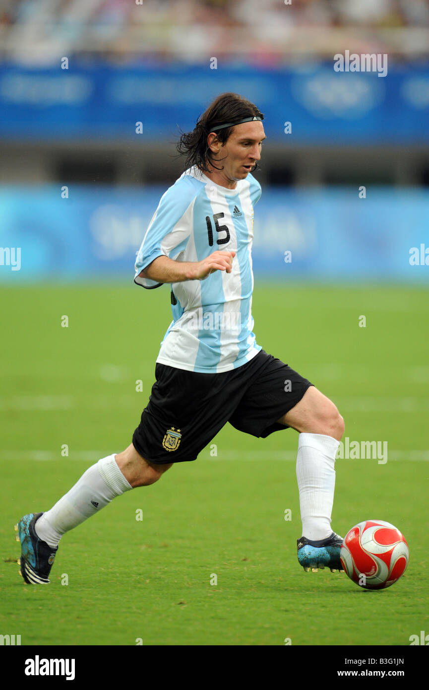 Lionel messi argentina 2008 hi-res stock photography and images - Alamy