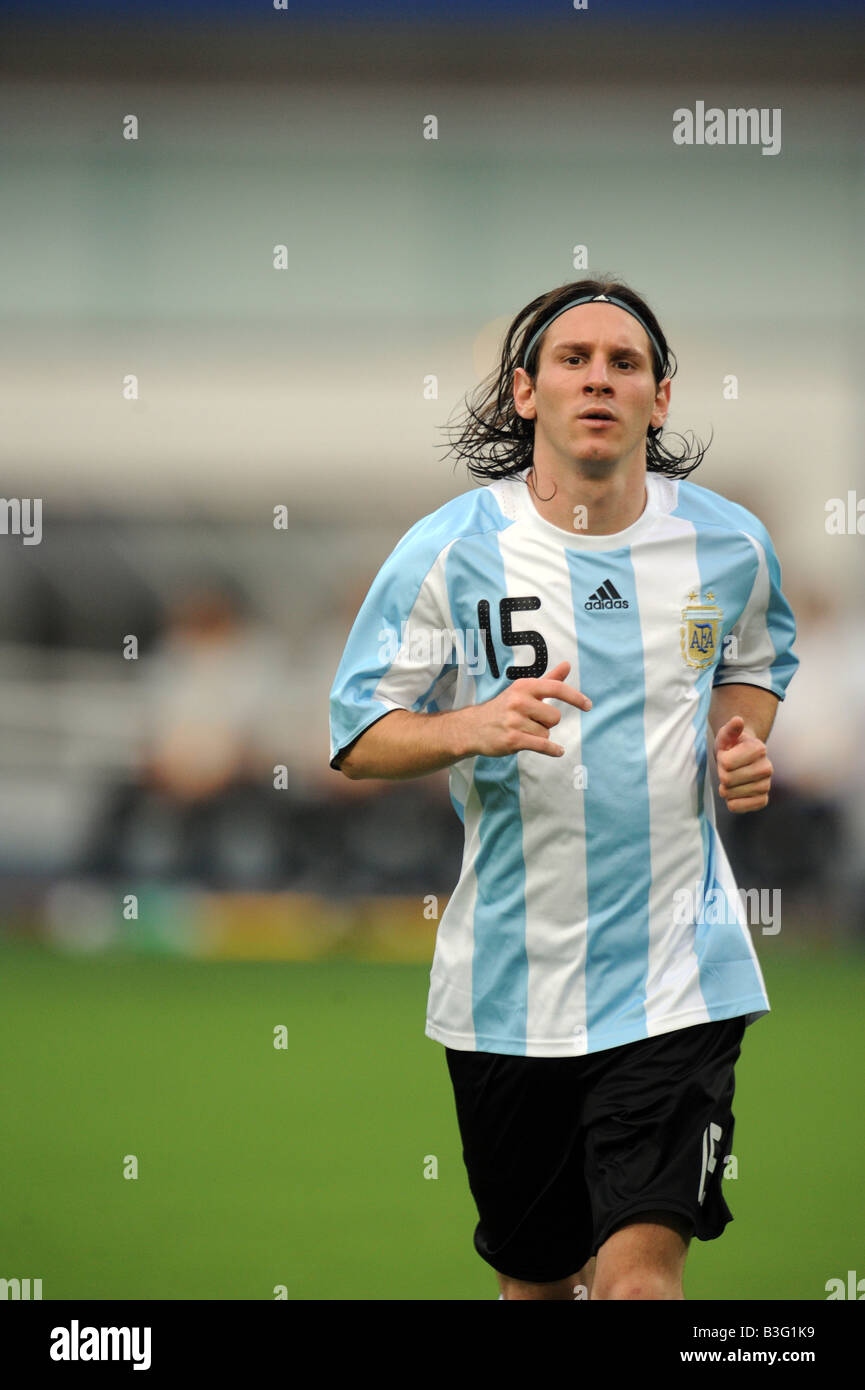 Lionel messi argentina 2008 hi-res stock photography and images - Alamy