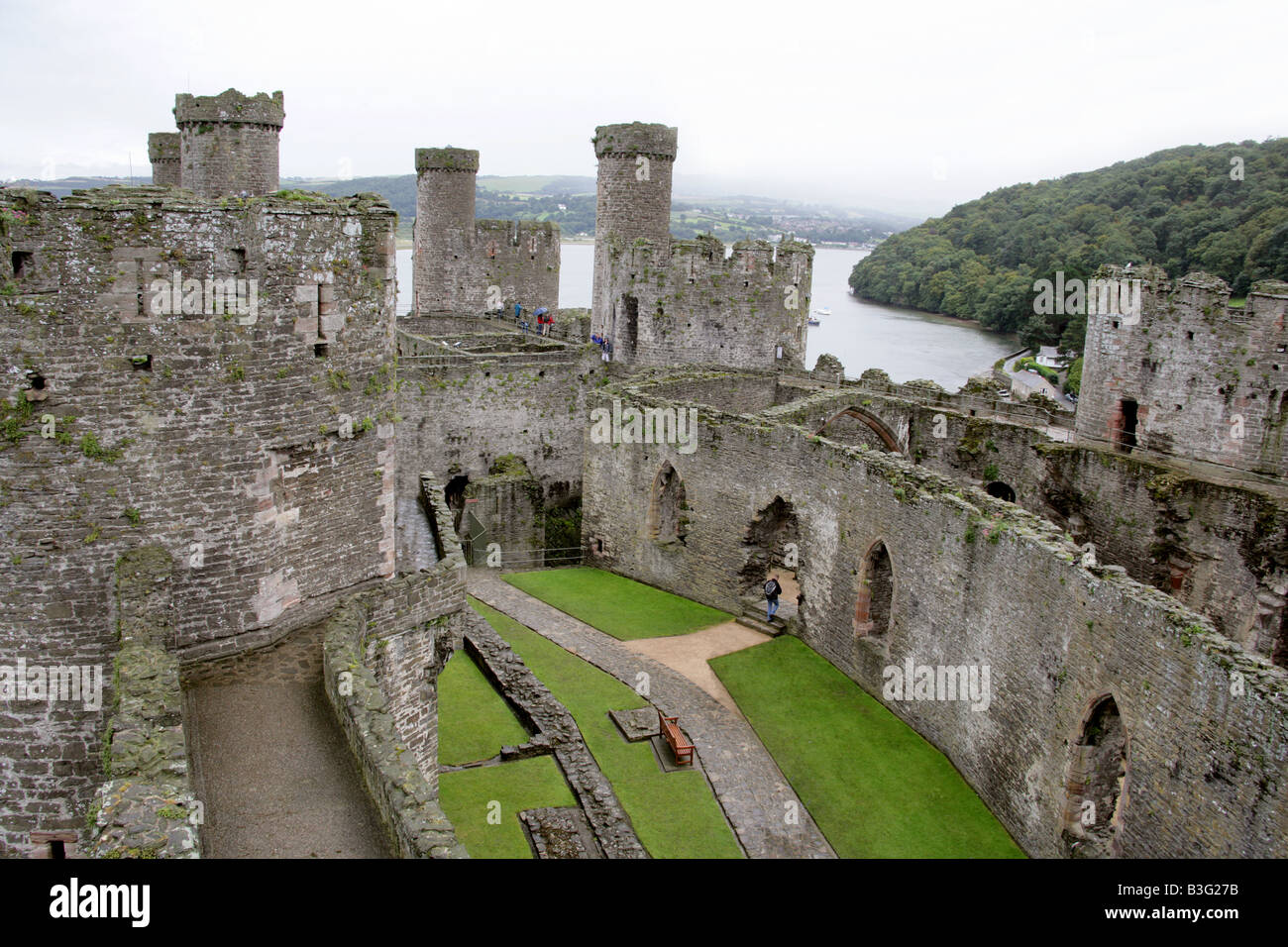 Conwy Castle Gwynedd North Wales Stock Photo - Alamy
