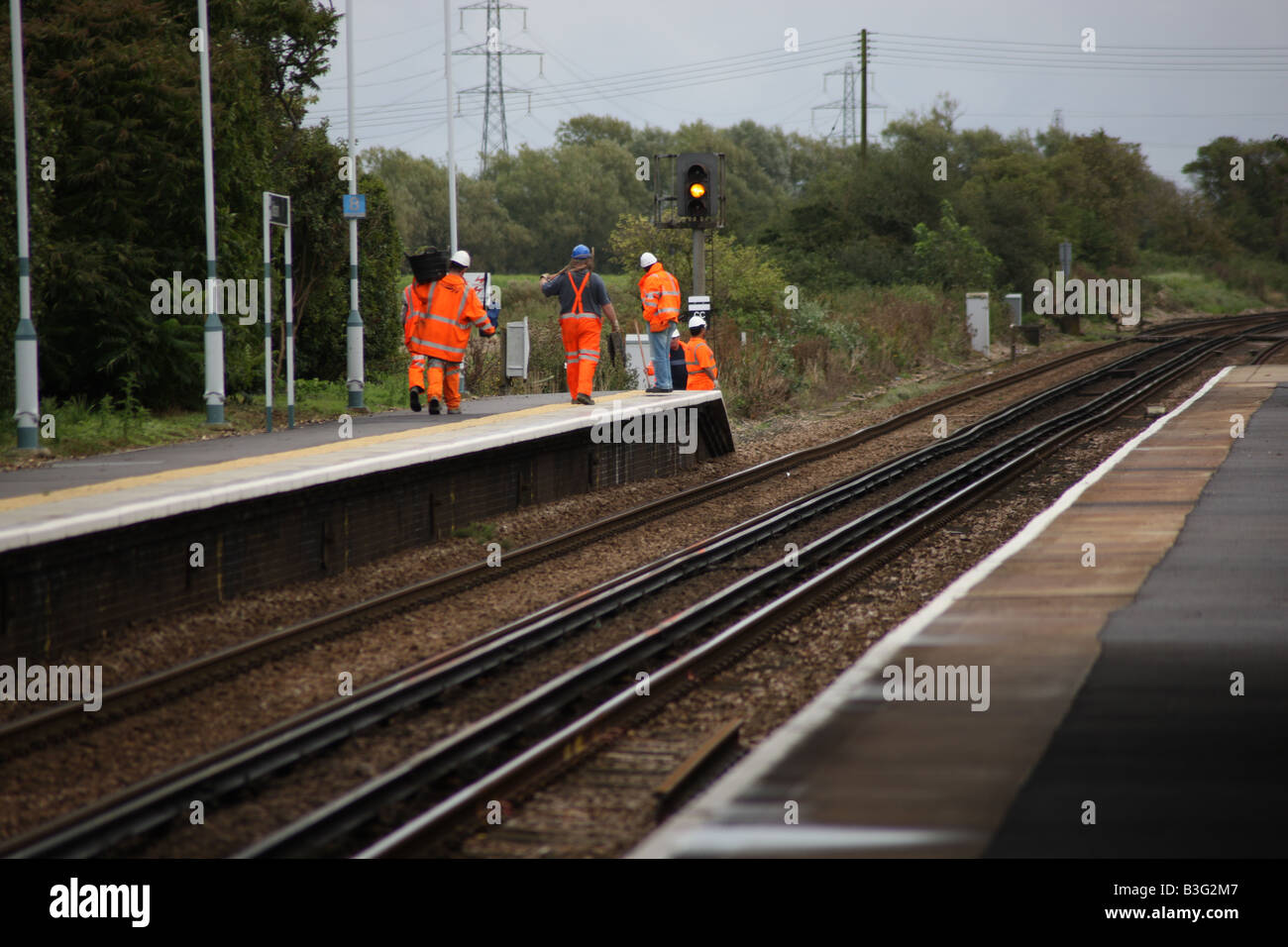 Bosham railway station Stock Photo - Alamy