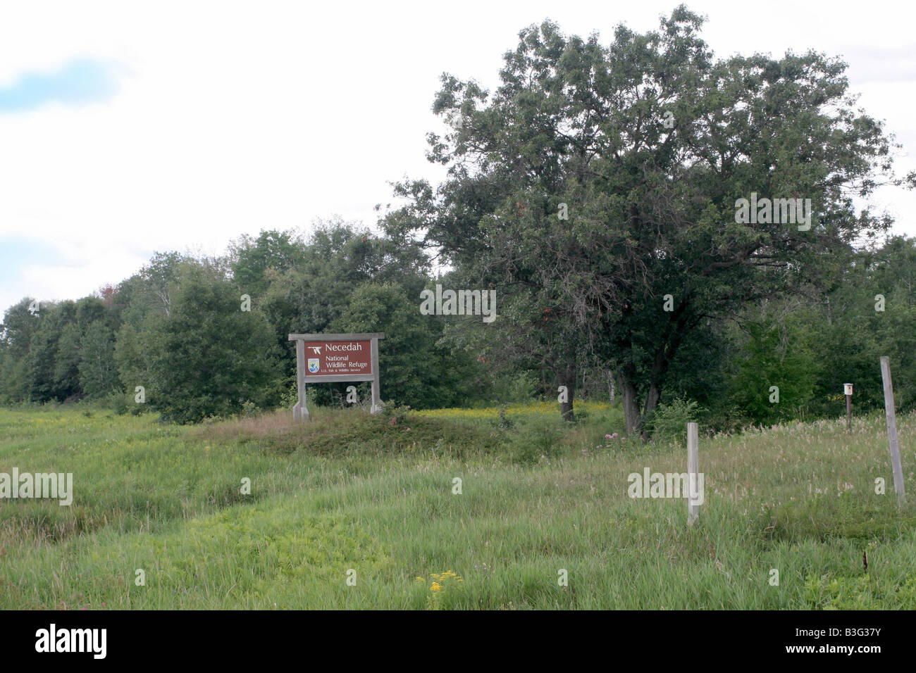 Entrance to Necedah National Wildlife Refuge Stock Photo - Alamy