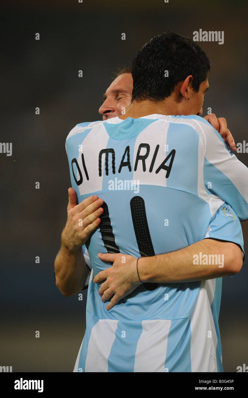 Lionel messi 2008 olympics hi-res stock photography and images - Alamy