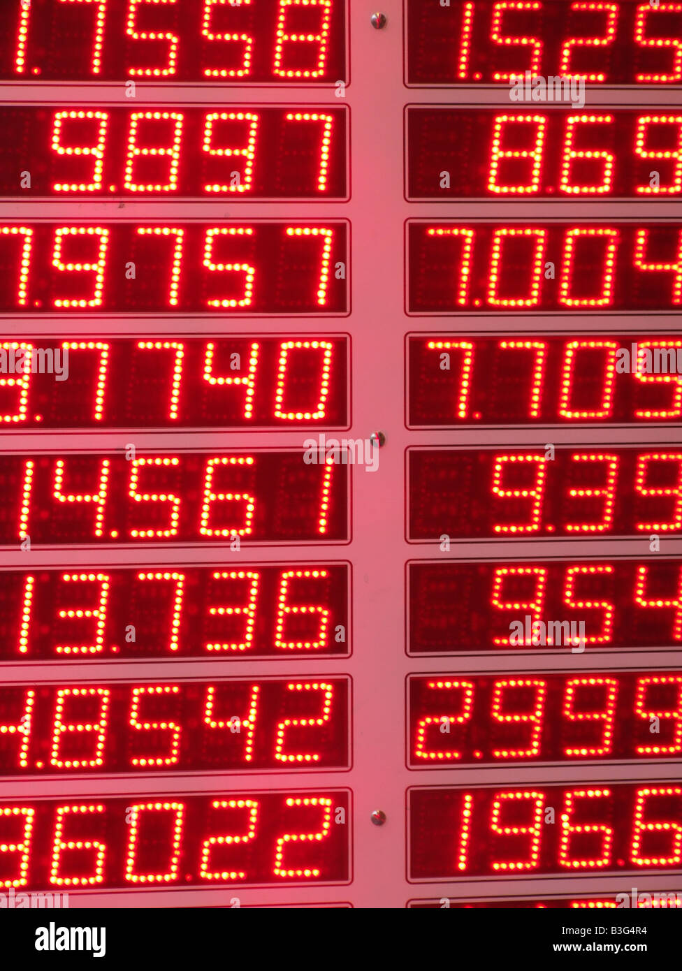 foreign currency exchange point rates on board Stock Photo - Alamy