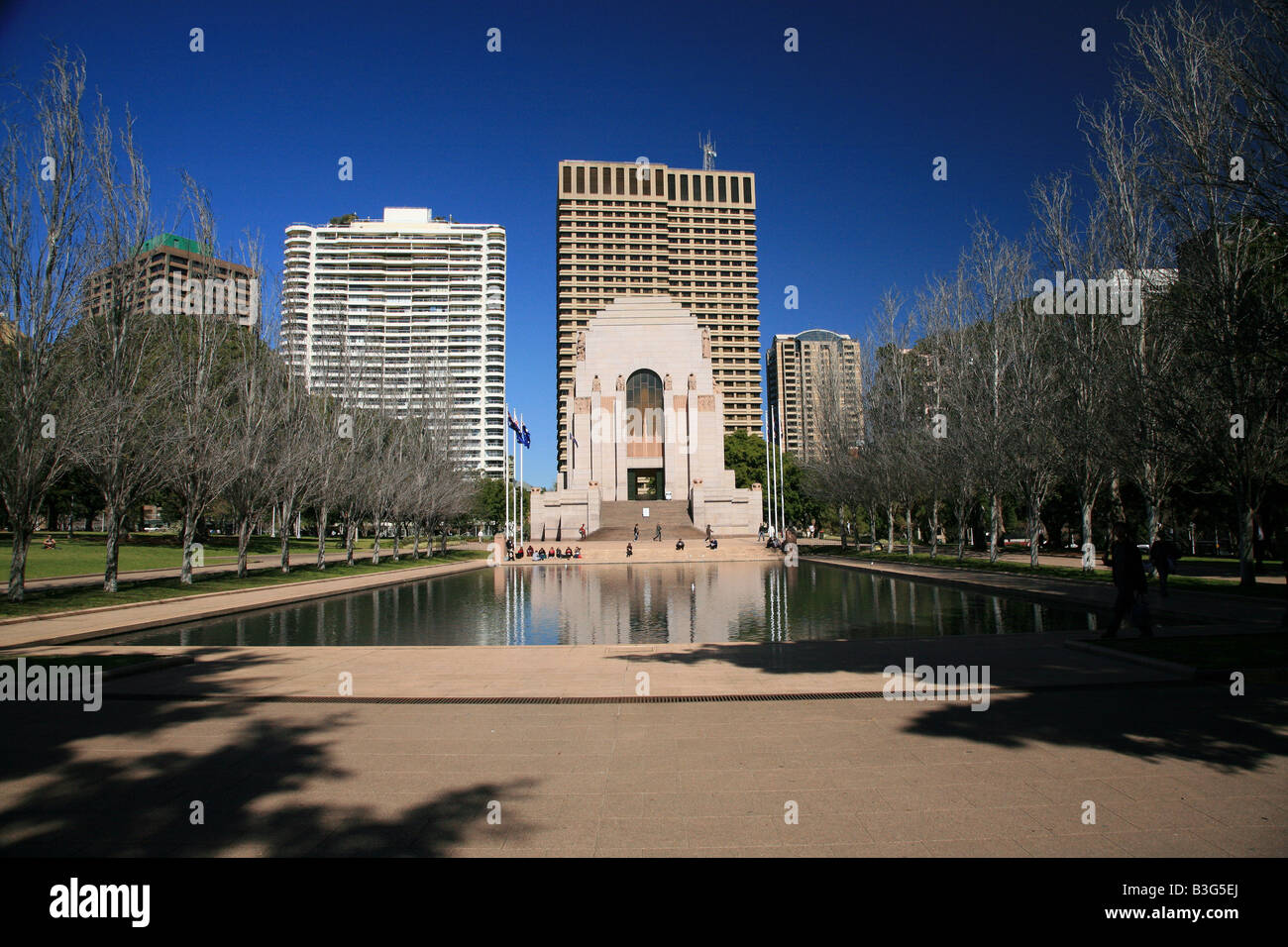 anzac monument sydney au Stock Photo - Alamy