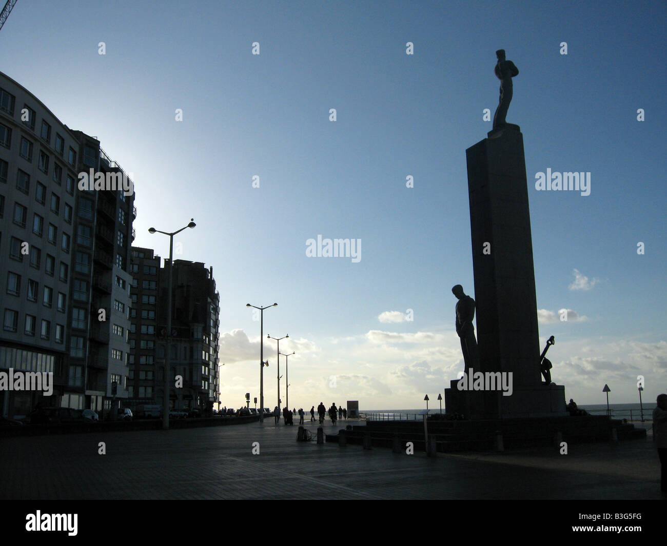Views of the Belgian coastal town of Ostend Stock Photo - Alamy