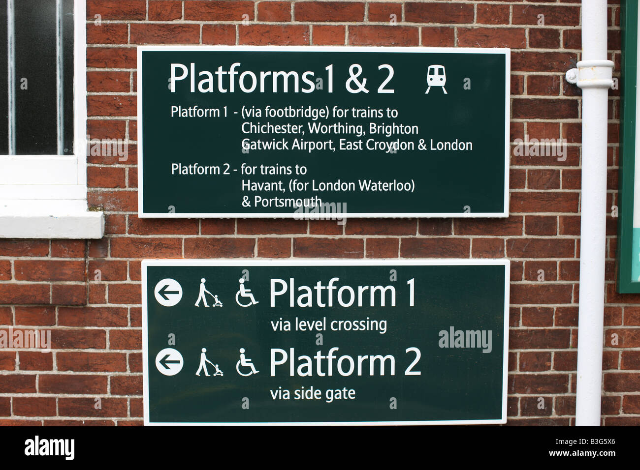 Bosham railway station Stock Photo - Alamy