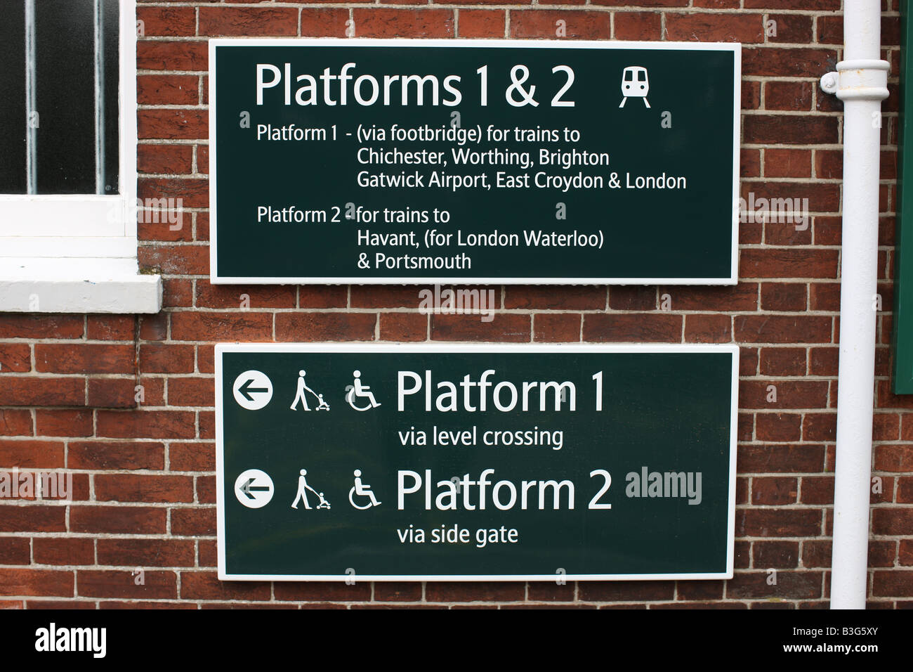 Bosham railway station Stock Photo - Alamy