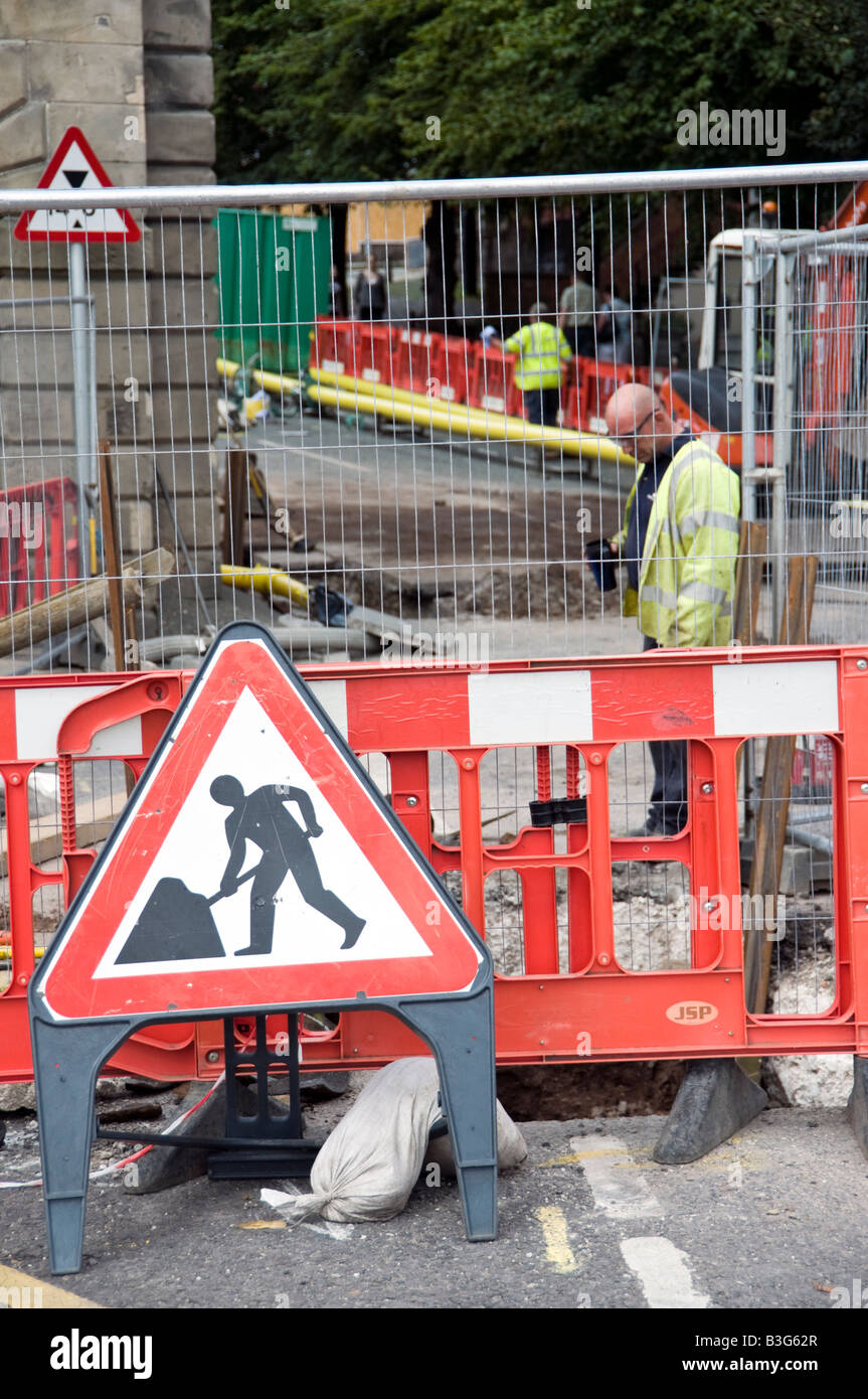 Highway road works hi-res stock photography and images - Alamy