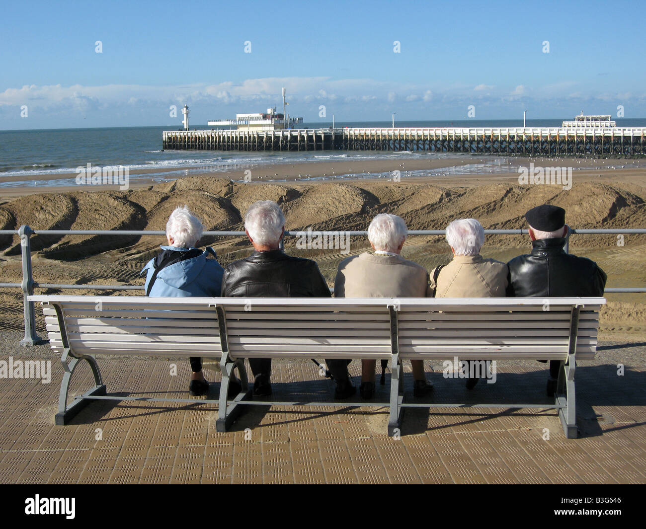 Views of the Belgian coastal town of Ostend Stock Photo - Alamy