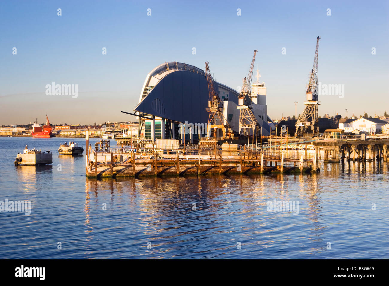 Fremantle Harbour and Western Australian Maritime Museum. Perth ...