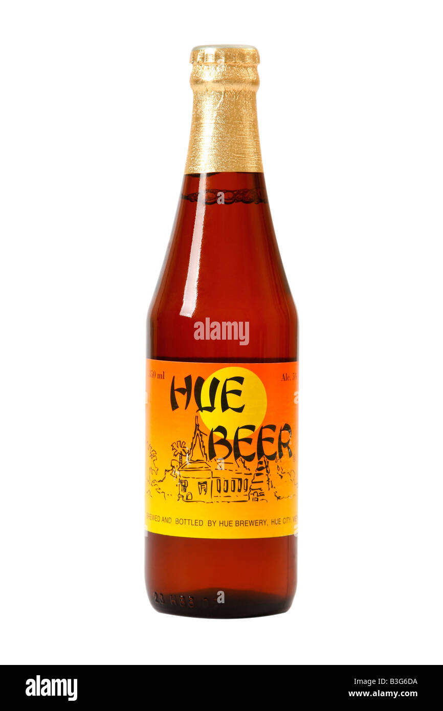 Hue beer bottle Stock Photo - Alamy