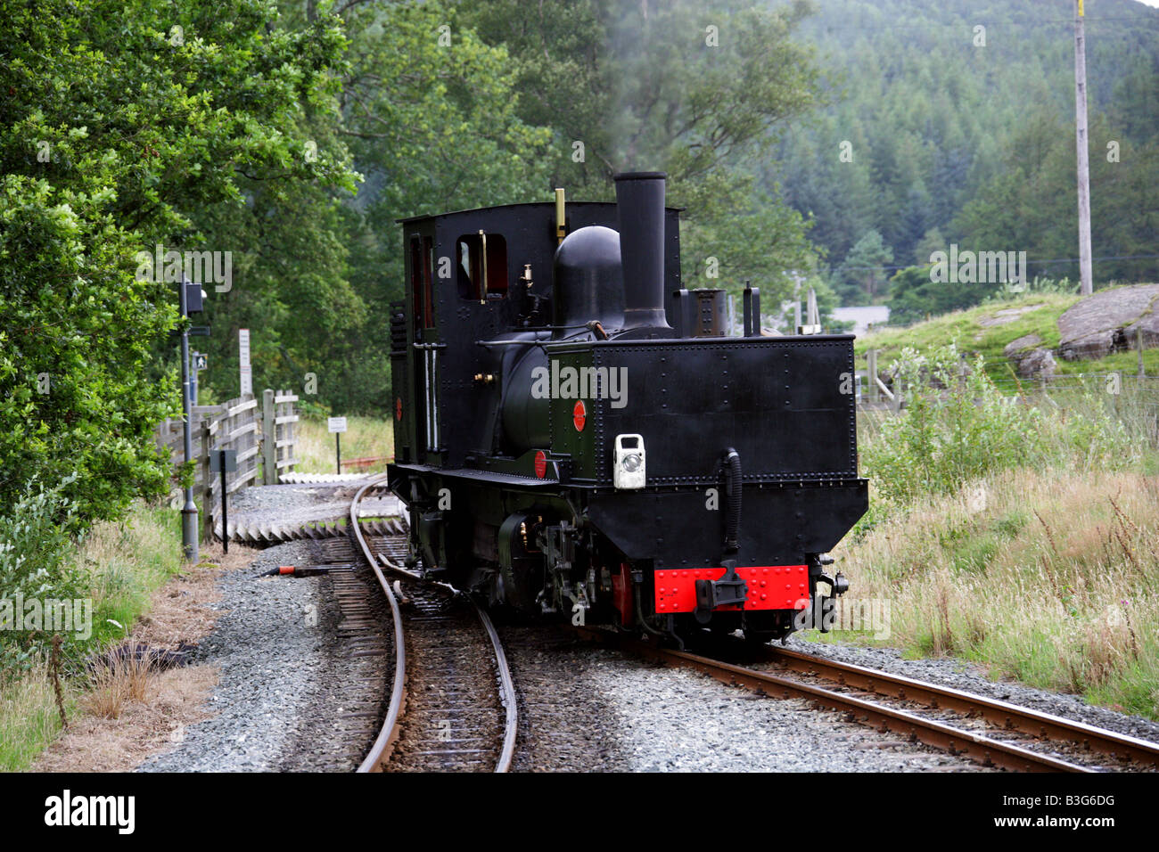 Narrow Gauge Steam Train, Welsh Highland Railway, Caernarvon to Rhyd ...