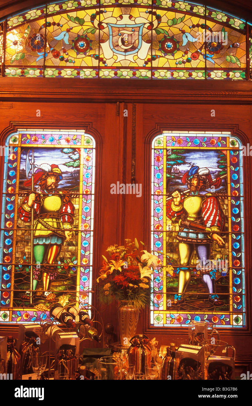 Rhine House stained glass windows Beringer Vineyard Napa Valley ...