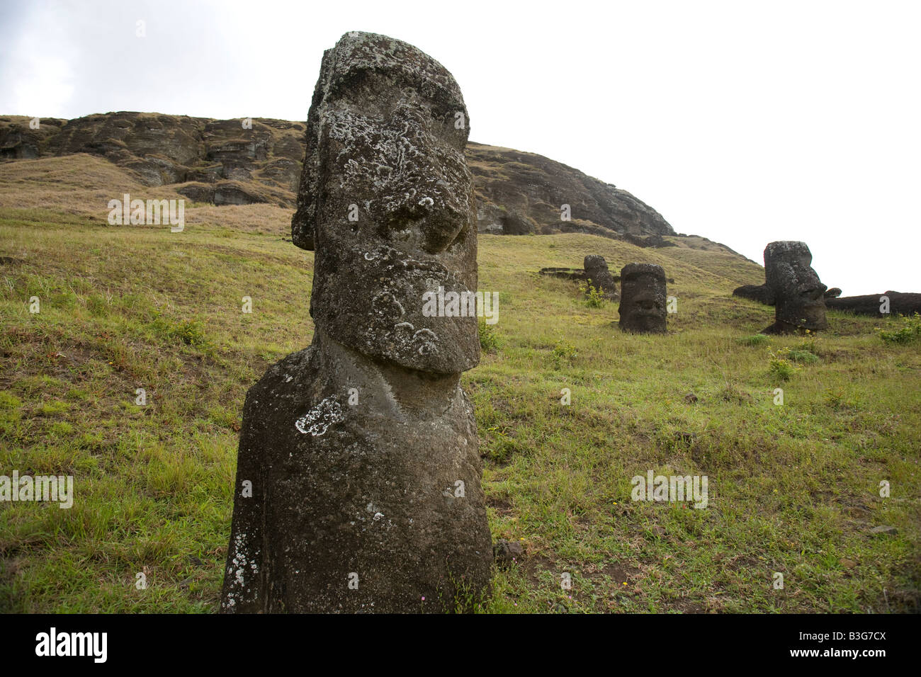 Rano Raraku Easter Island Stock Photo - Alamy