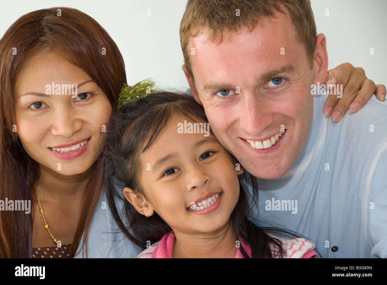 family of mixed ethnicity Stock Photo - Alamy