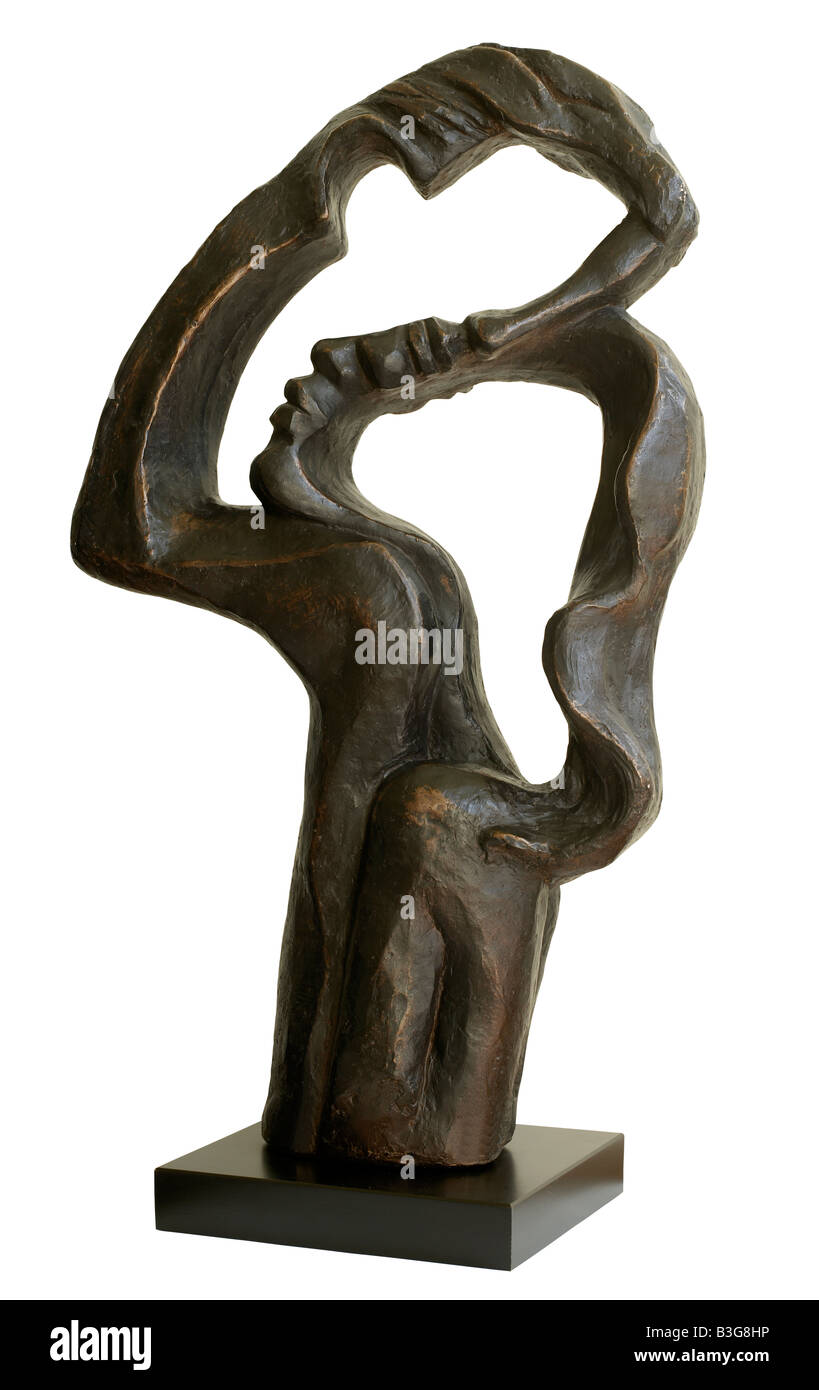 Bronze sculpture silhouette hi-res stock photography and images - Alamy
