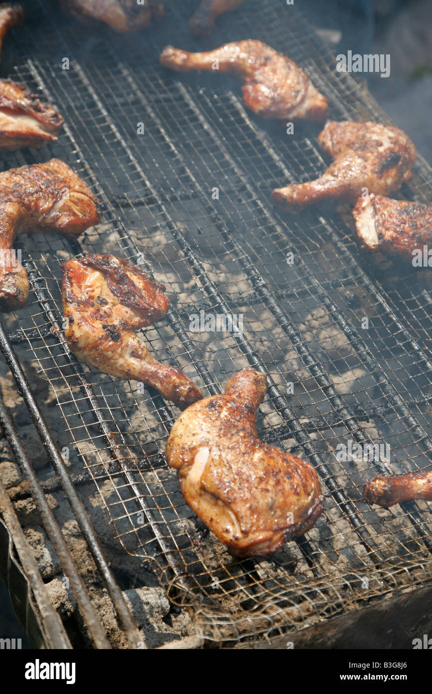 Grilled chicken, street stand, Rotterdam, Netherlands Stock Photo - Alamy