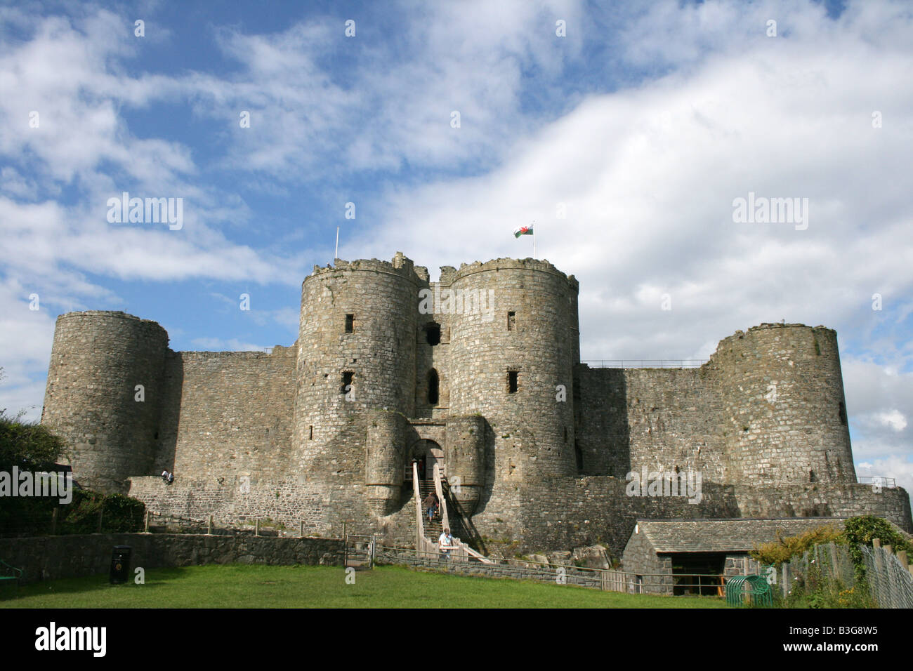Harlech Castle, Harlech, Gwynedd, Wales Stock Photo - Alamy