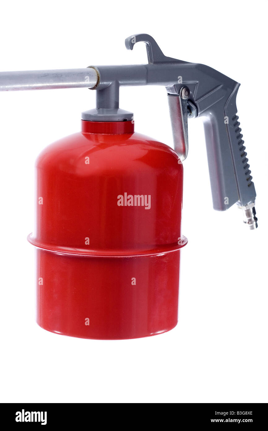 Air tool isolated on white background Stock Photo - Alamy
