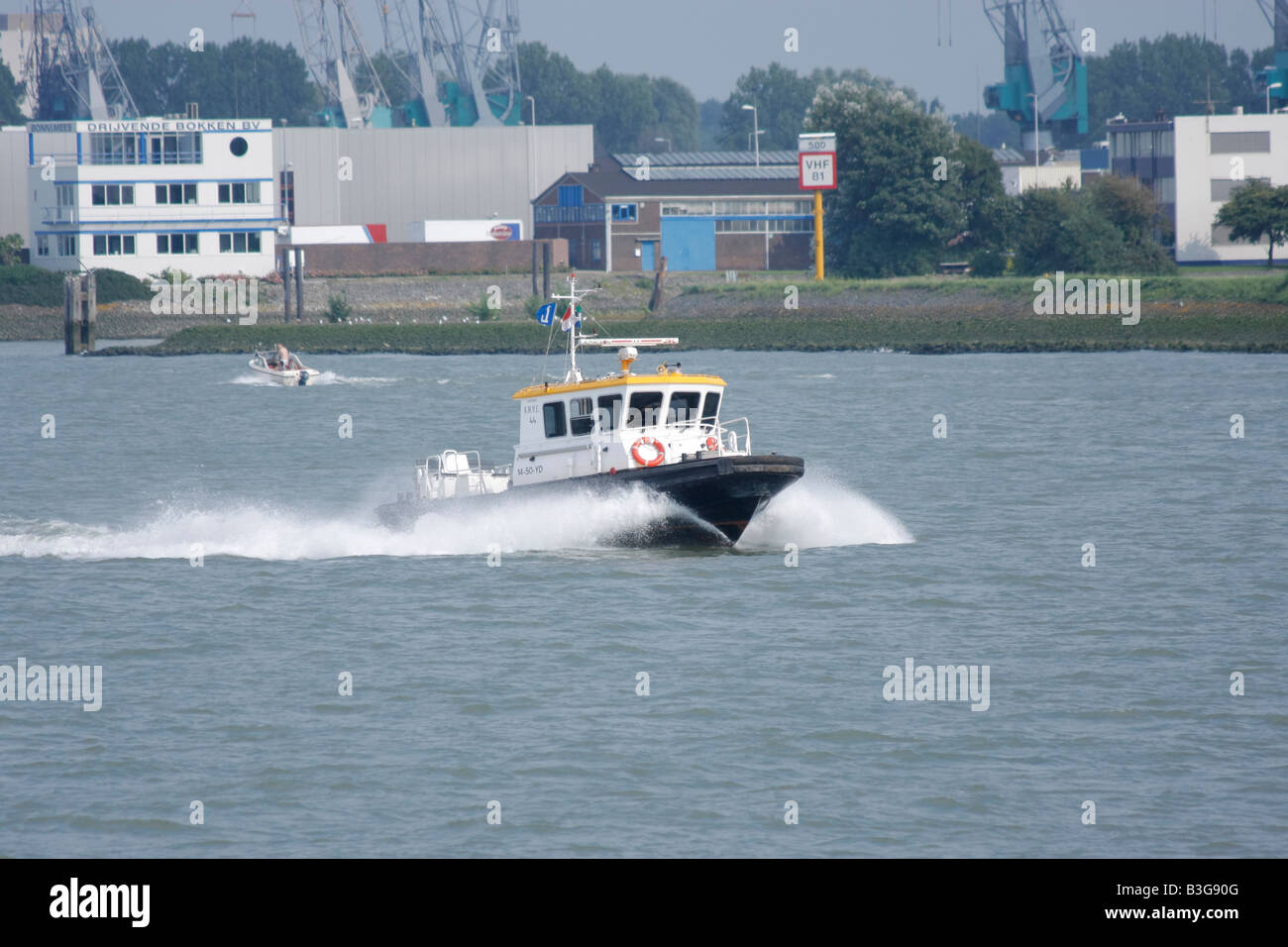 Boat, Port Rotterdam, Netherlands Stock Photo - Alamy