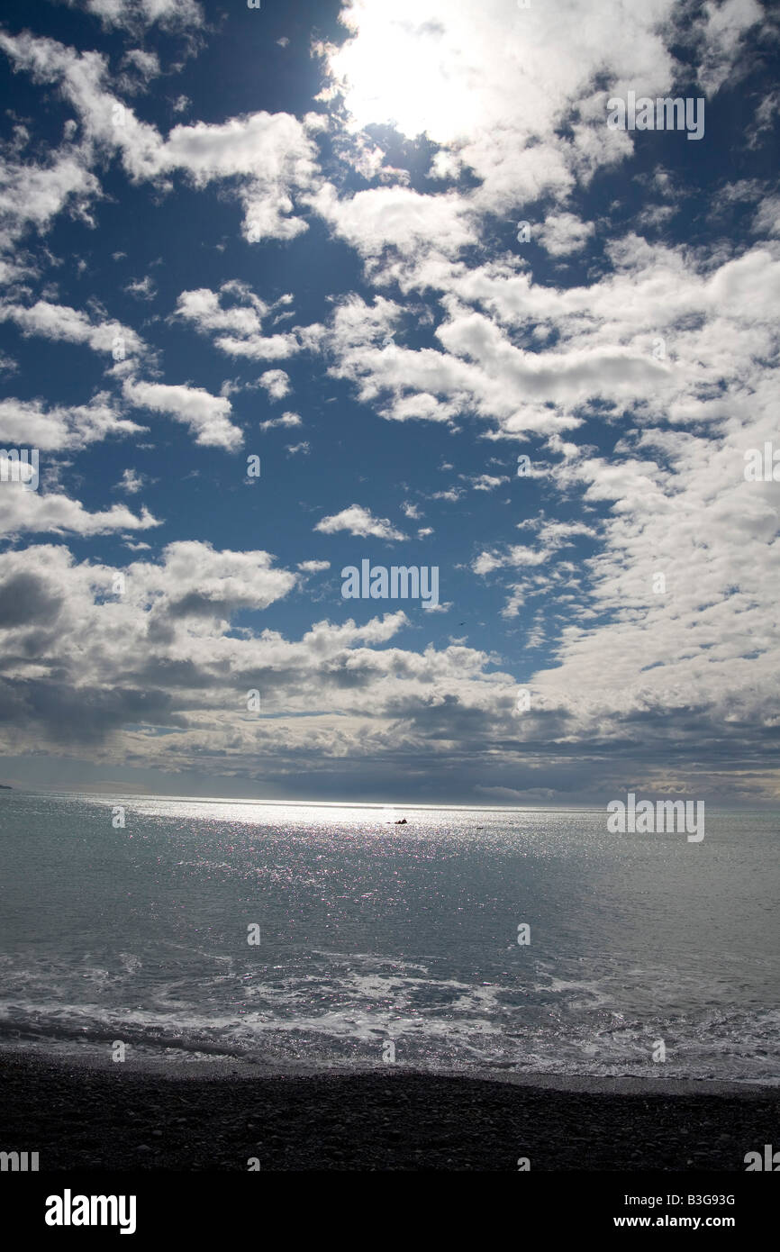Cloudscape in South Pacific Stock Photo - Alamy