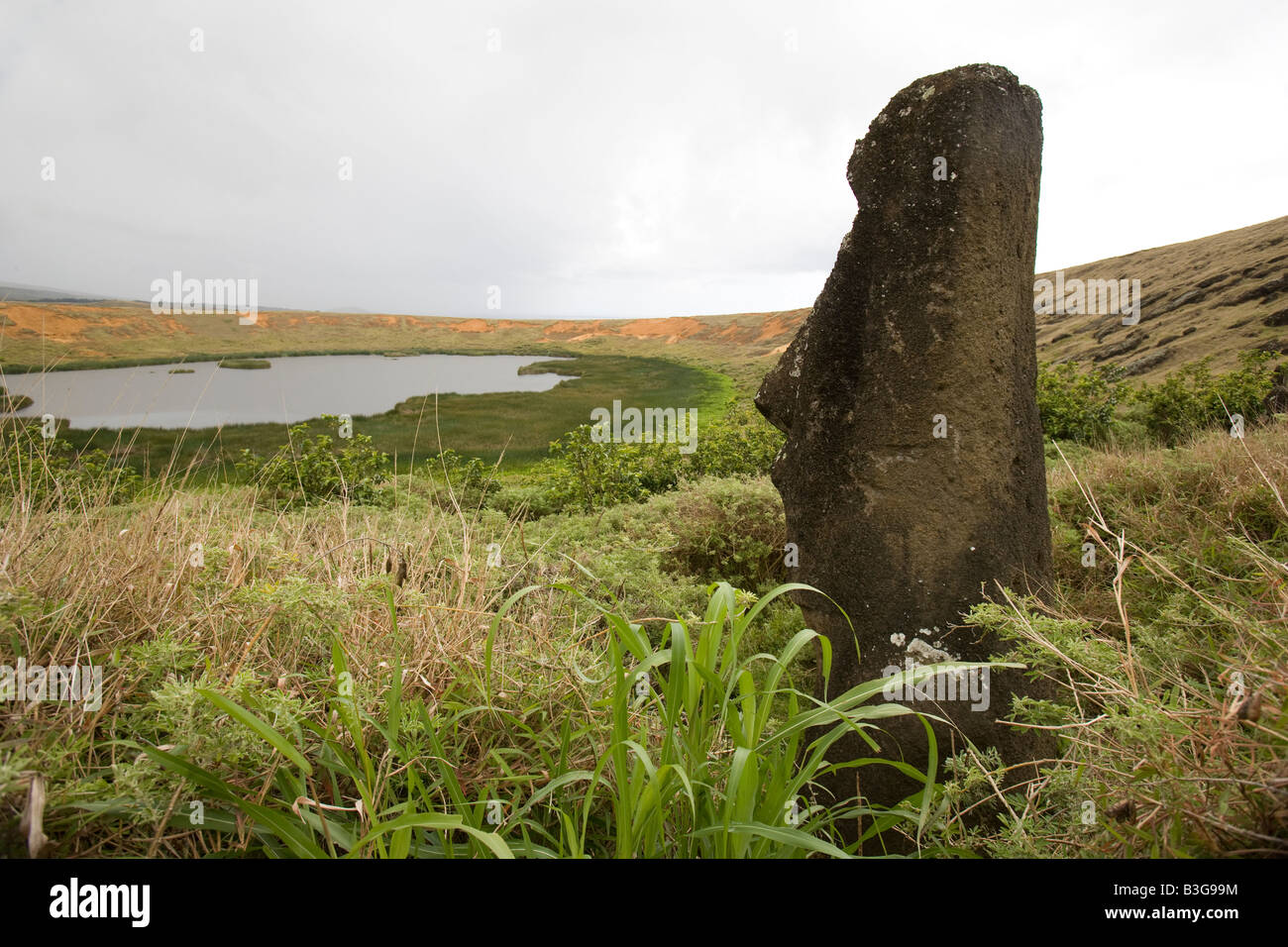 Rano Raraku Easter Island Stock Photo - Alamy
